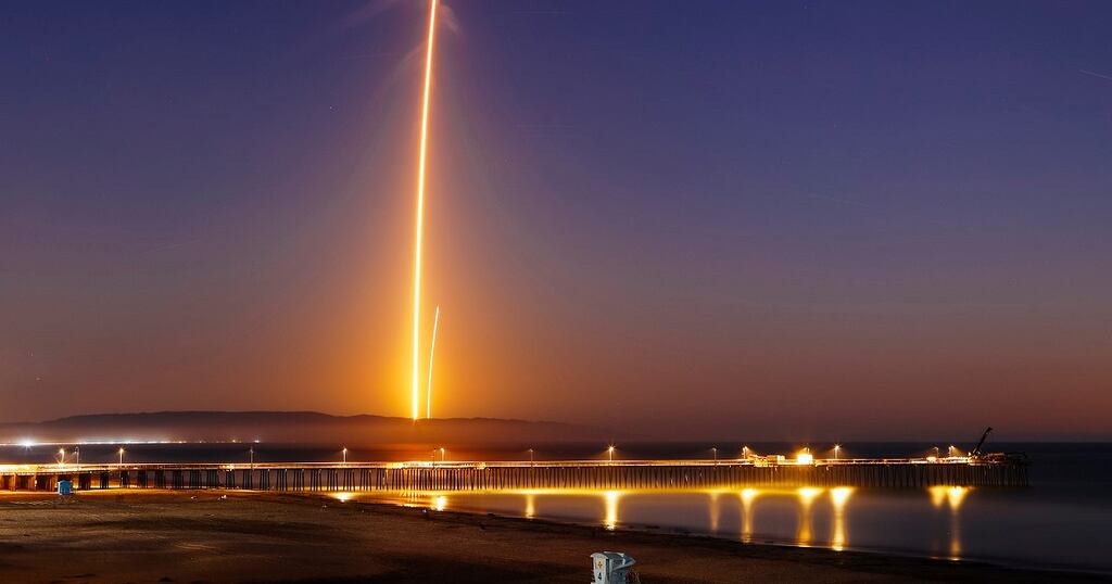 Air Force test-launches missile from California base