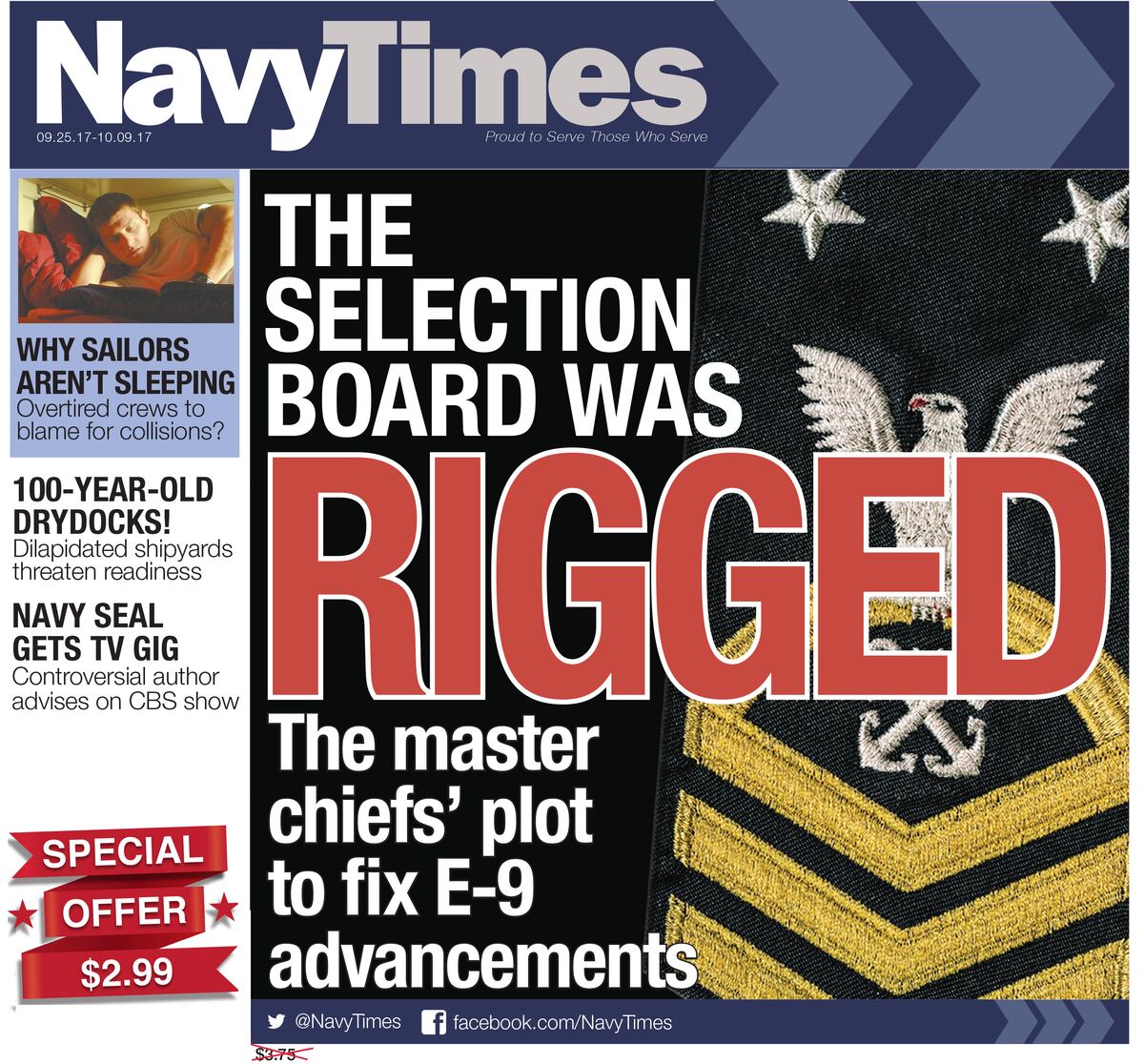 Navy Times Logo Crews To Start Unprecedented 3 Carrier Swap This