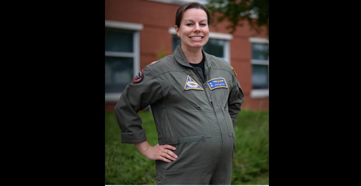 Here is the Navy’s new maternity flight suit prototype