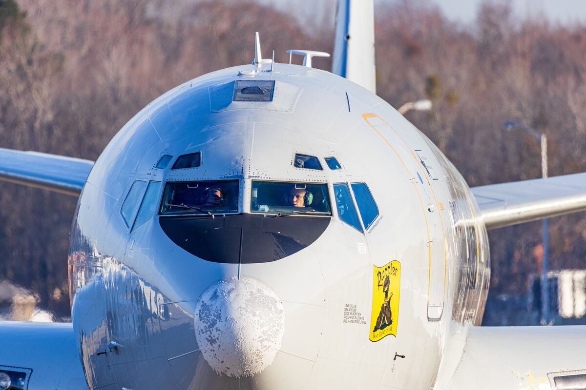 First JSTARS jet flies into retirement after nearly 30 years of service