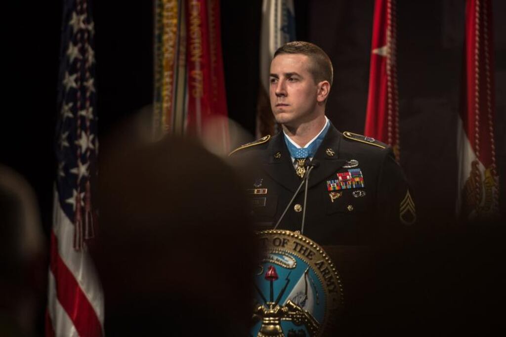 Staff Sgt. Ryan Pitts inducted into ‘Hall of Heroes’