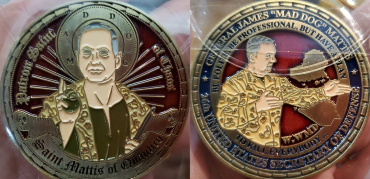 Is this Mattis challenge coin the greatest of all time?