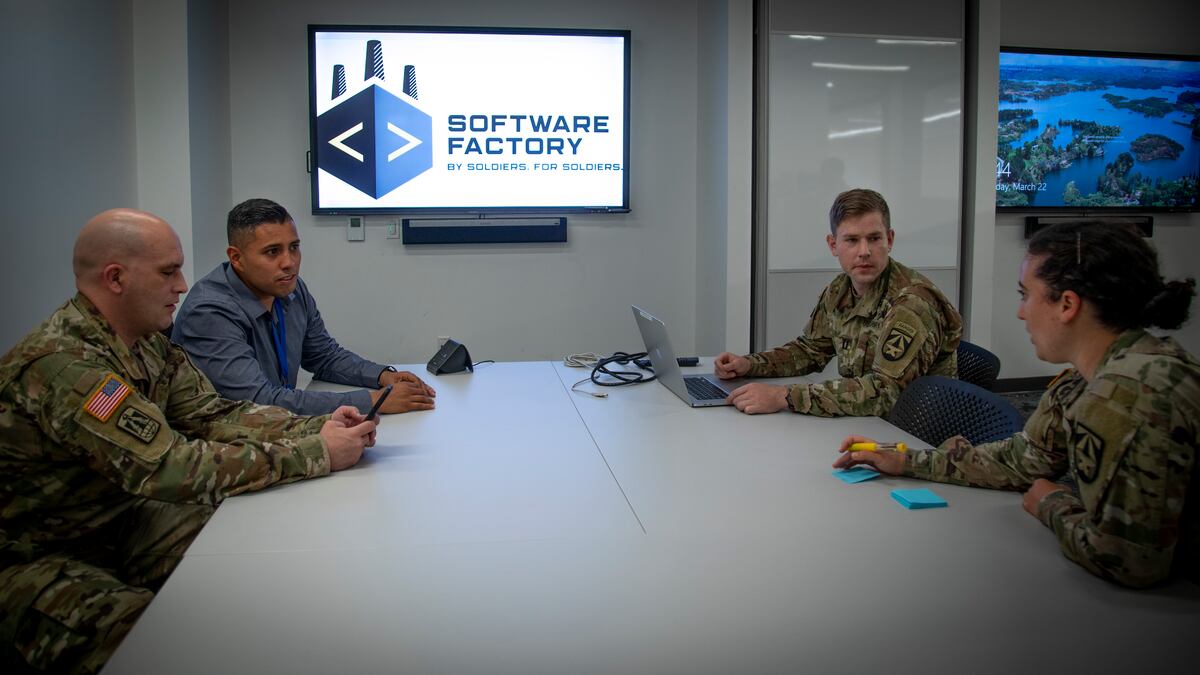 Soldiers won’t always be able to rely on contractors for coders, says ...