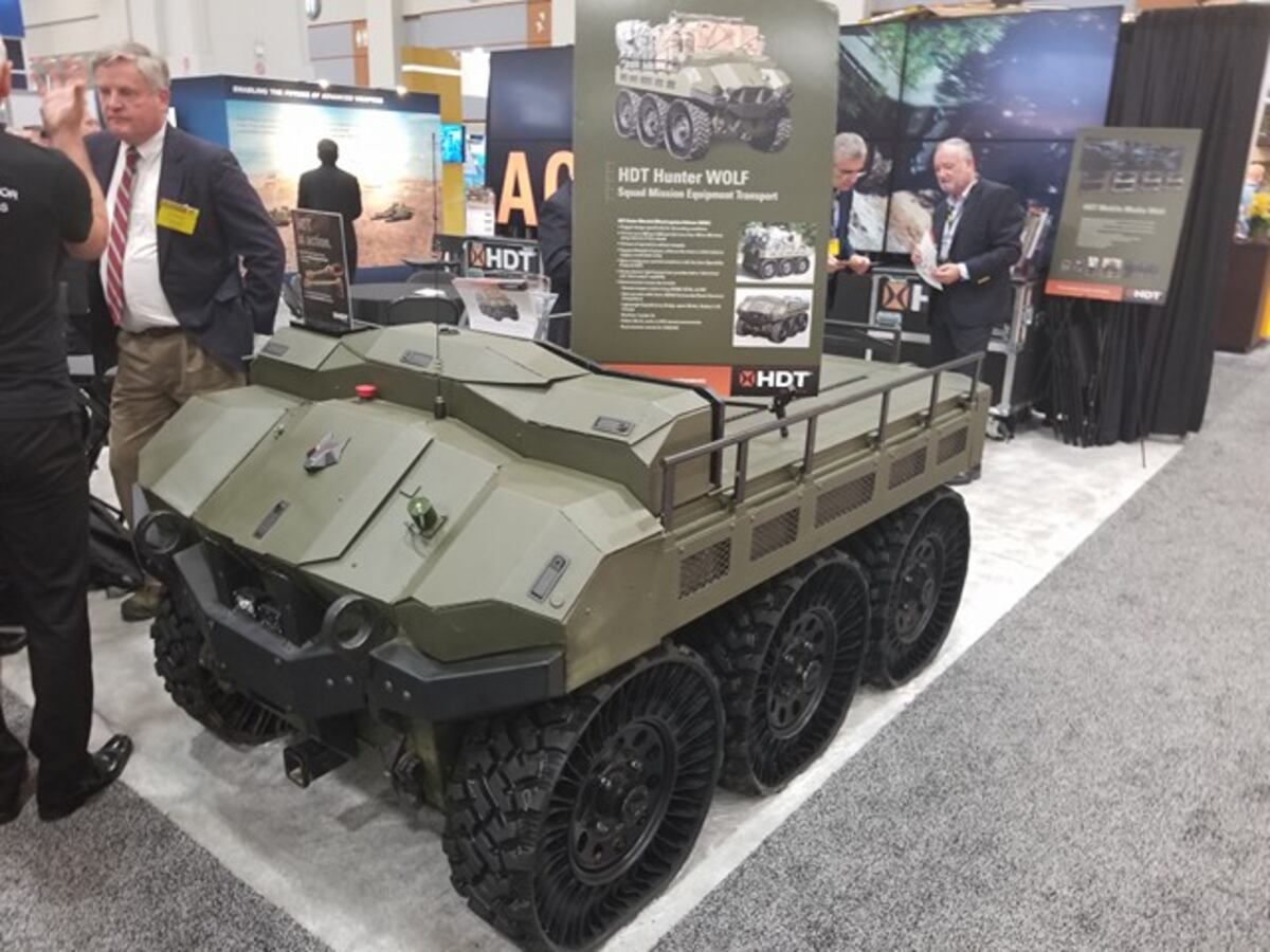 Robotic vehicle can lighten soldiers’ loads for long duration patrols