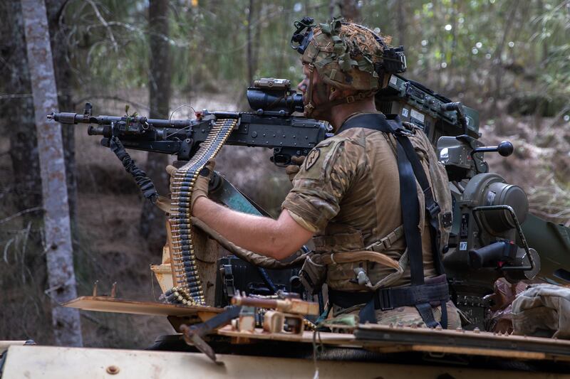 Soldiers practice island hopping, advanced tactics in Hawaii exercise