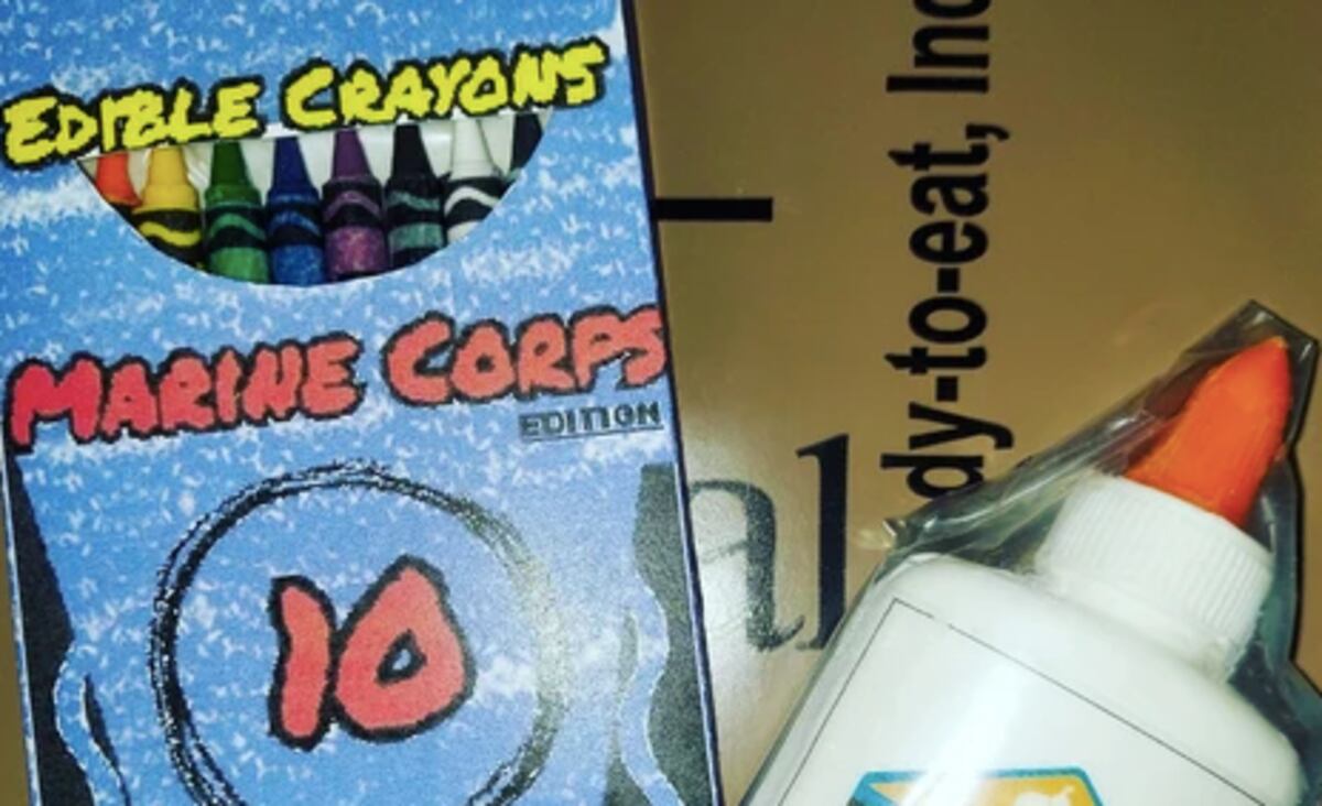 Someone finally made edible crayons for Marines