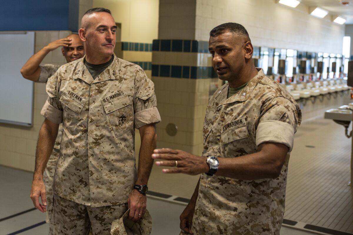 Fired Parris Island battalion commander arraigned before court-martial