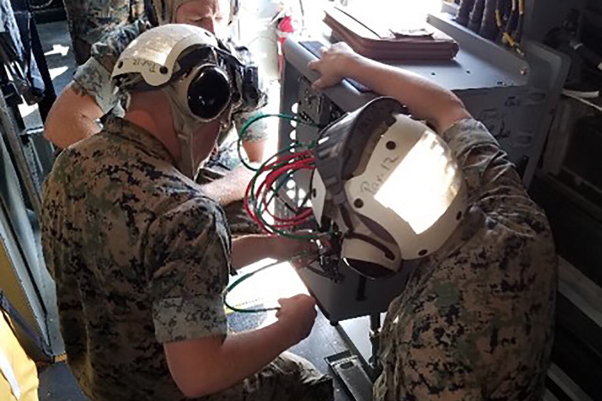 This new system helps Marines follow the fight while en route to battle