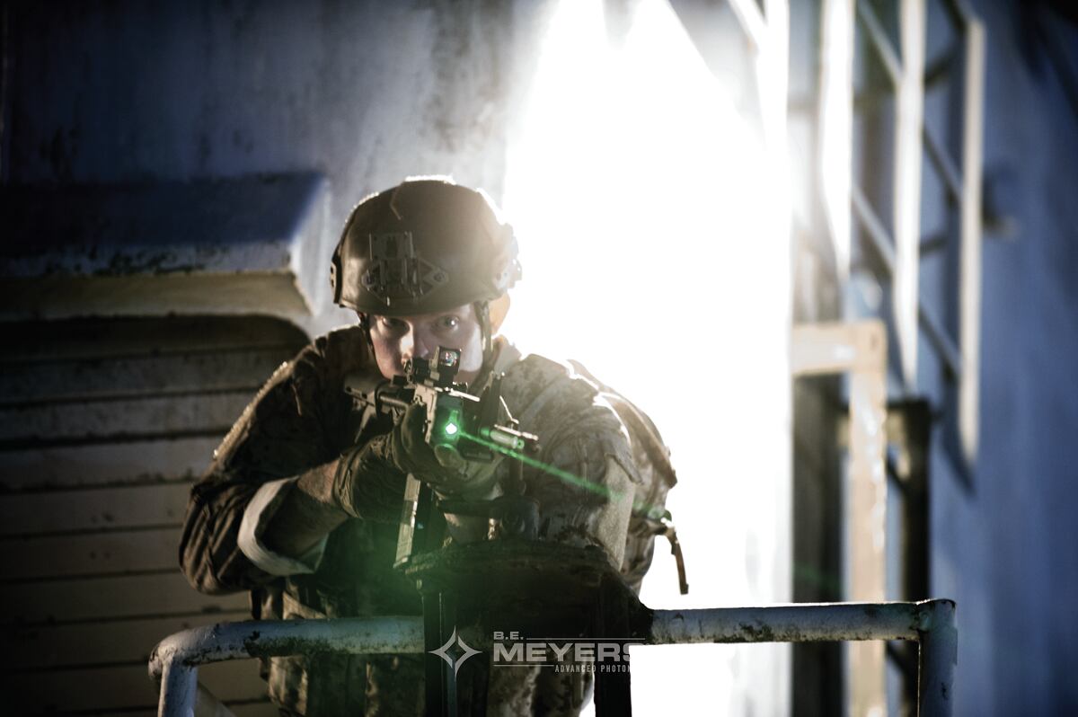This is the laser that Marines have chosen to dazzle, hail and warn
