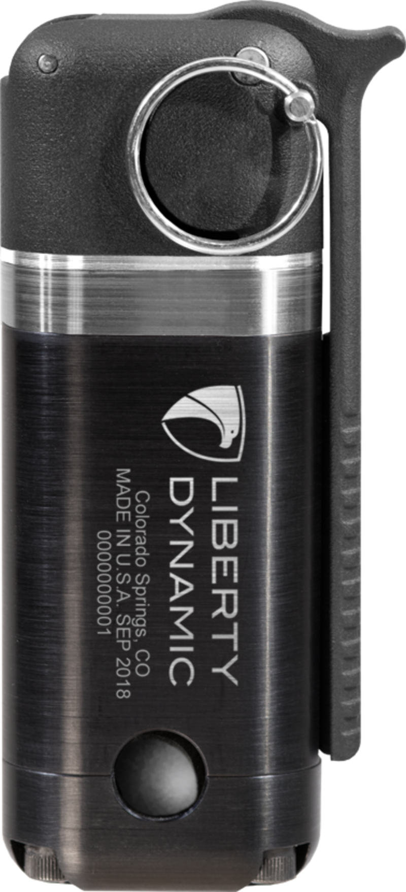 This flash bang grenade has safety, tactical and timing features not ...