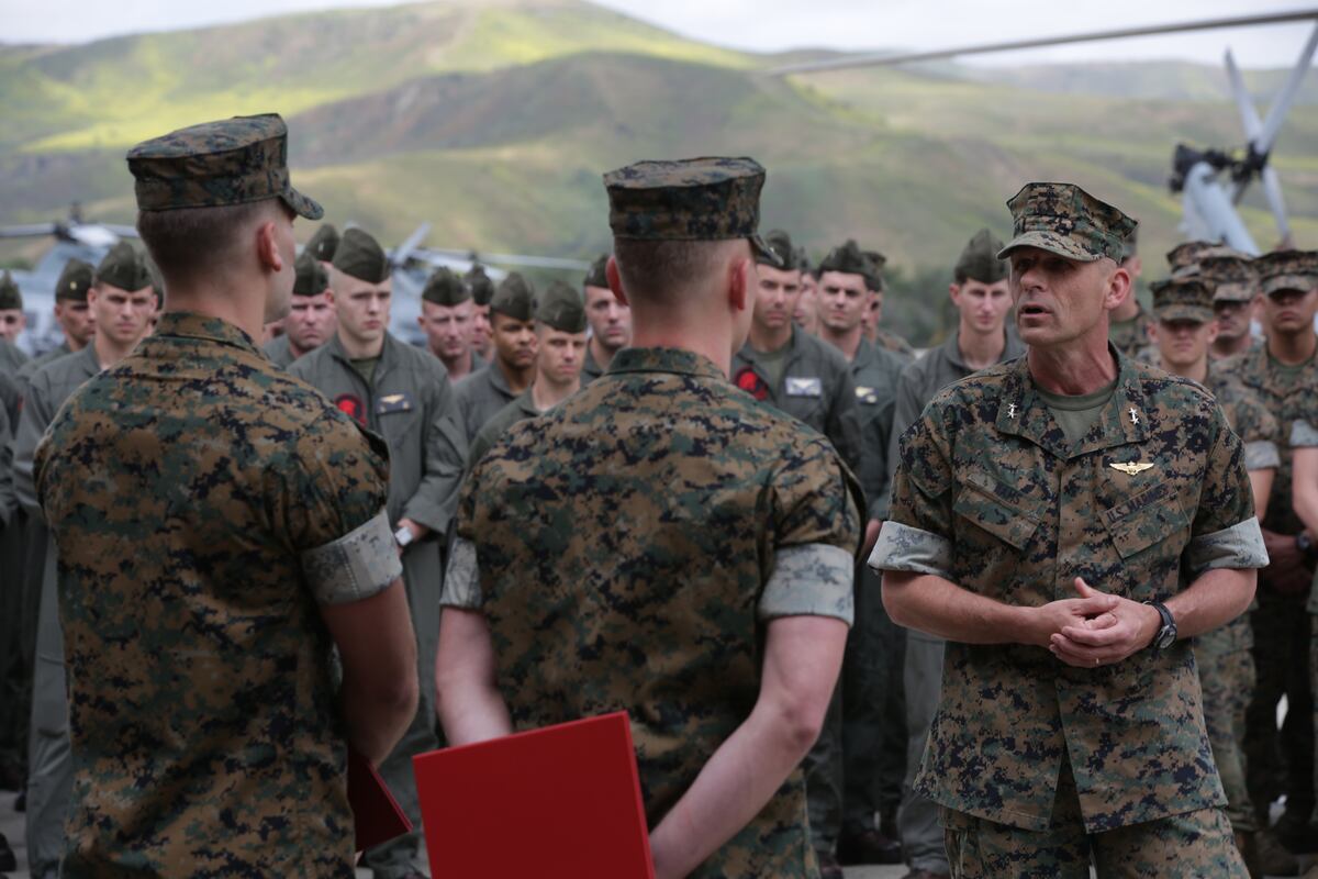 ‘We got to get up there and help’: California Marines receive Navy and ...