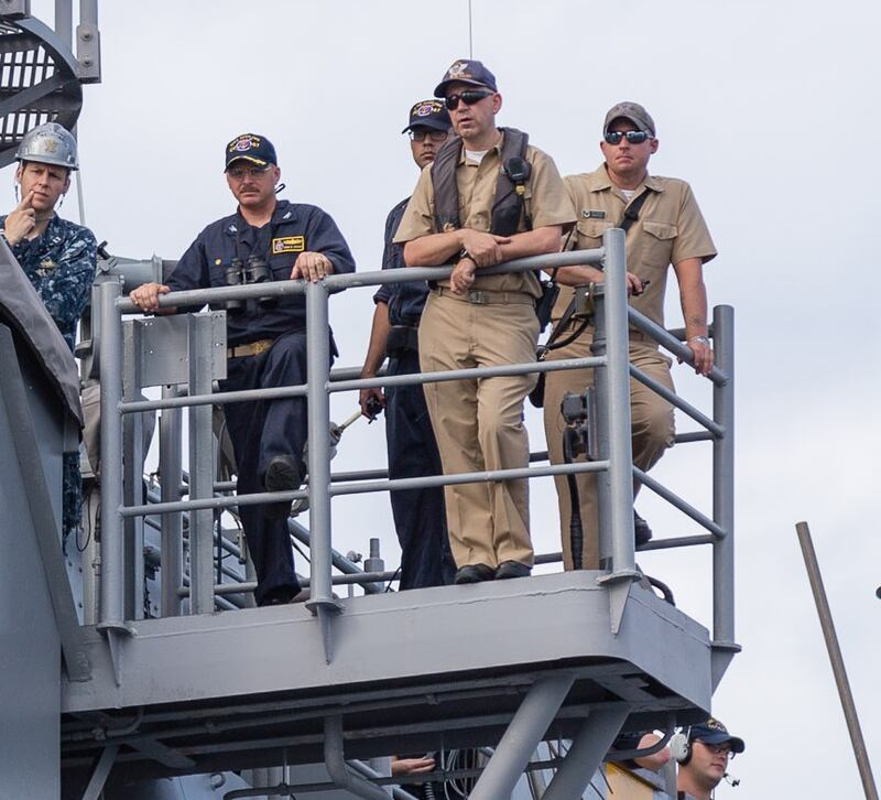 How Peter Mims spent a week hiding in a warship’s engine room