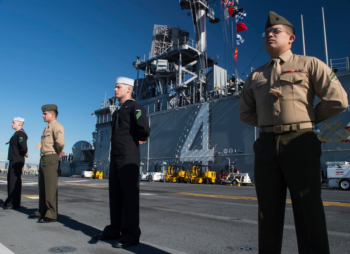 Thousands of sailors, Marines deploy to the Middle East with the Boxer ARG