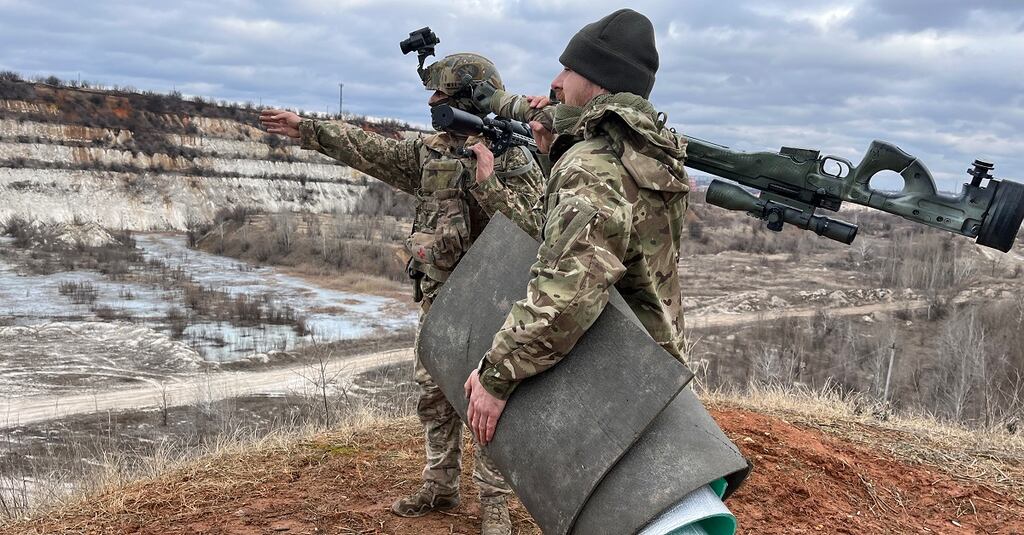 Elite Ukrainian snipers describe their war from the shadows