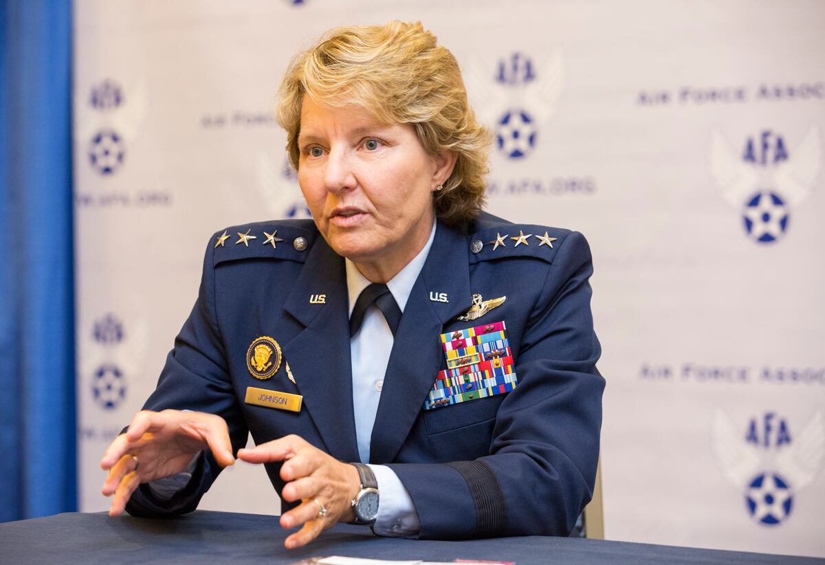 Lt. Gen. Michelle Johnson, the Air Force Academy's first female boss ...