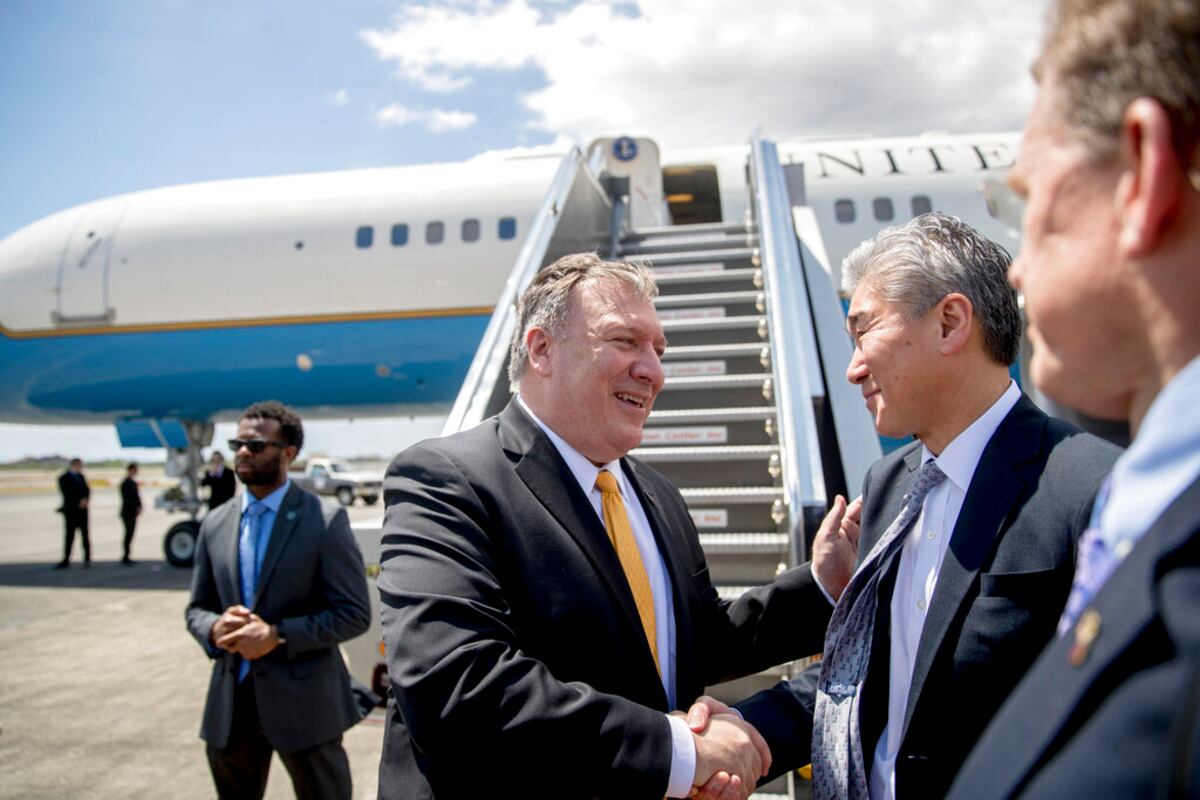 Tough words from the secretary of State about China