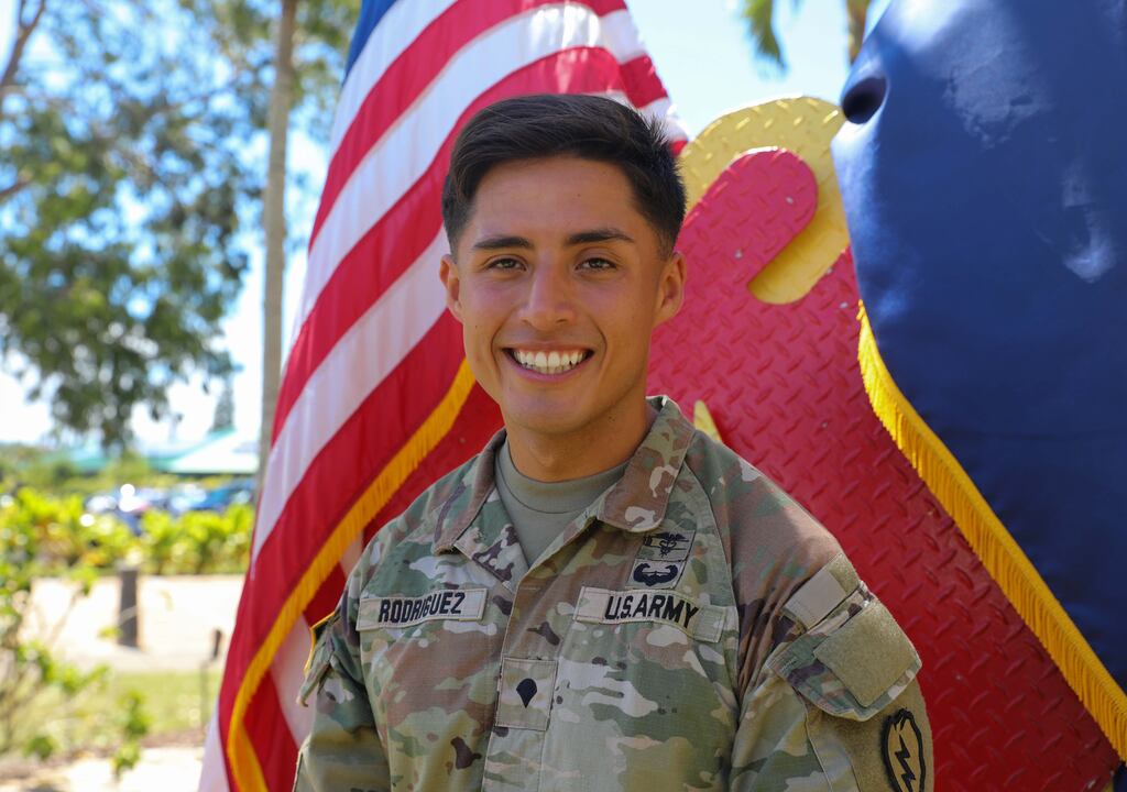 This soldier ‘used his body as a shield’ to stop a violent assault