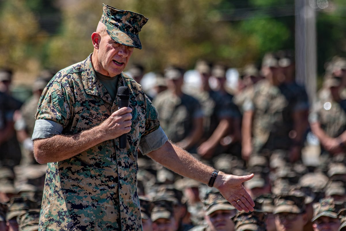 To recruit Gen Z, the top Marine makes an appeal to older generations
