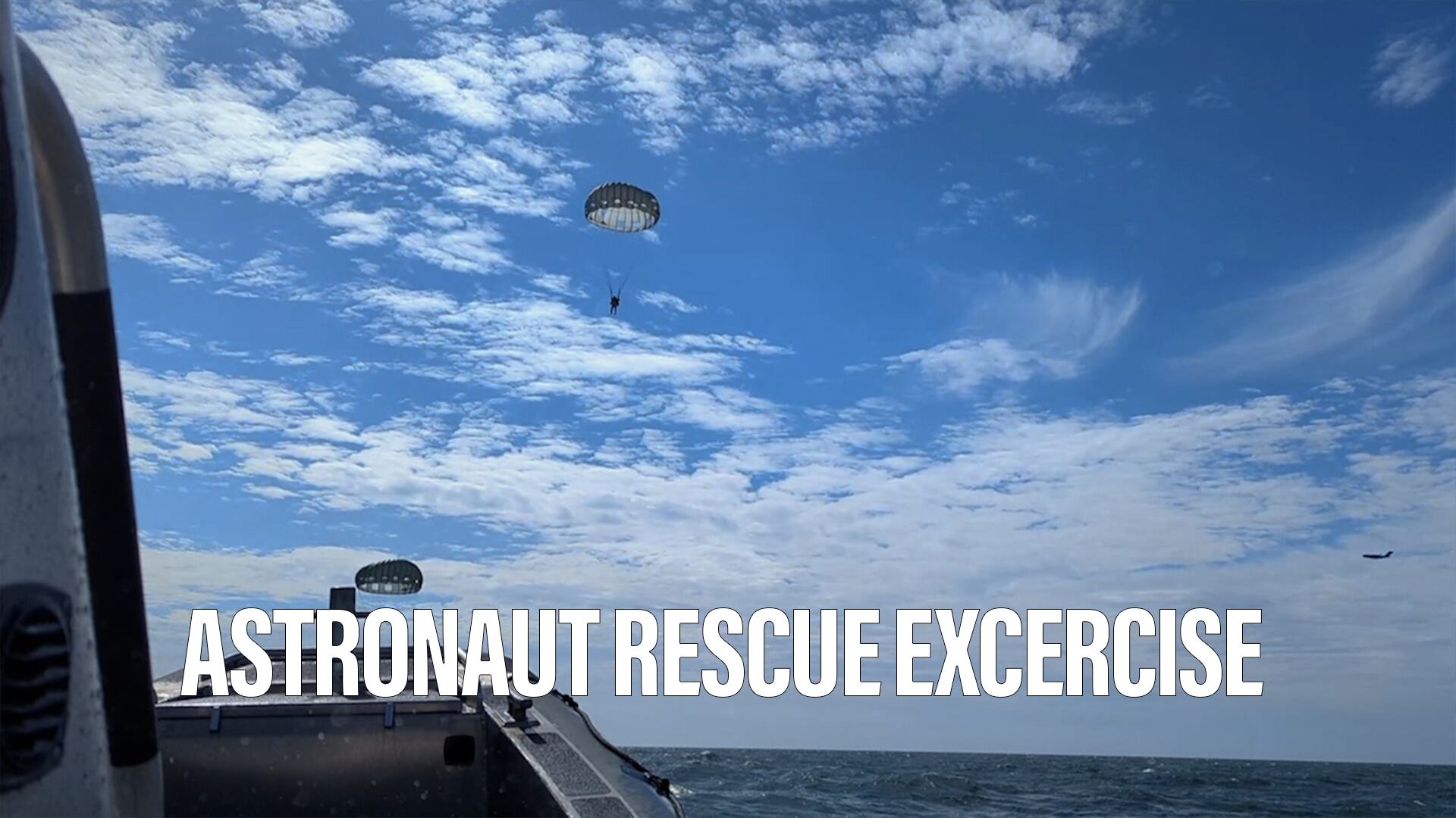How do troops train to recover astronauts from the water?