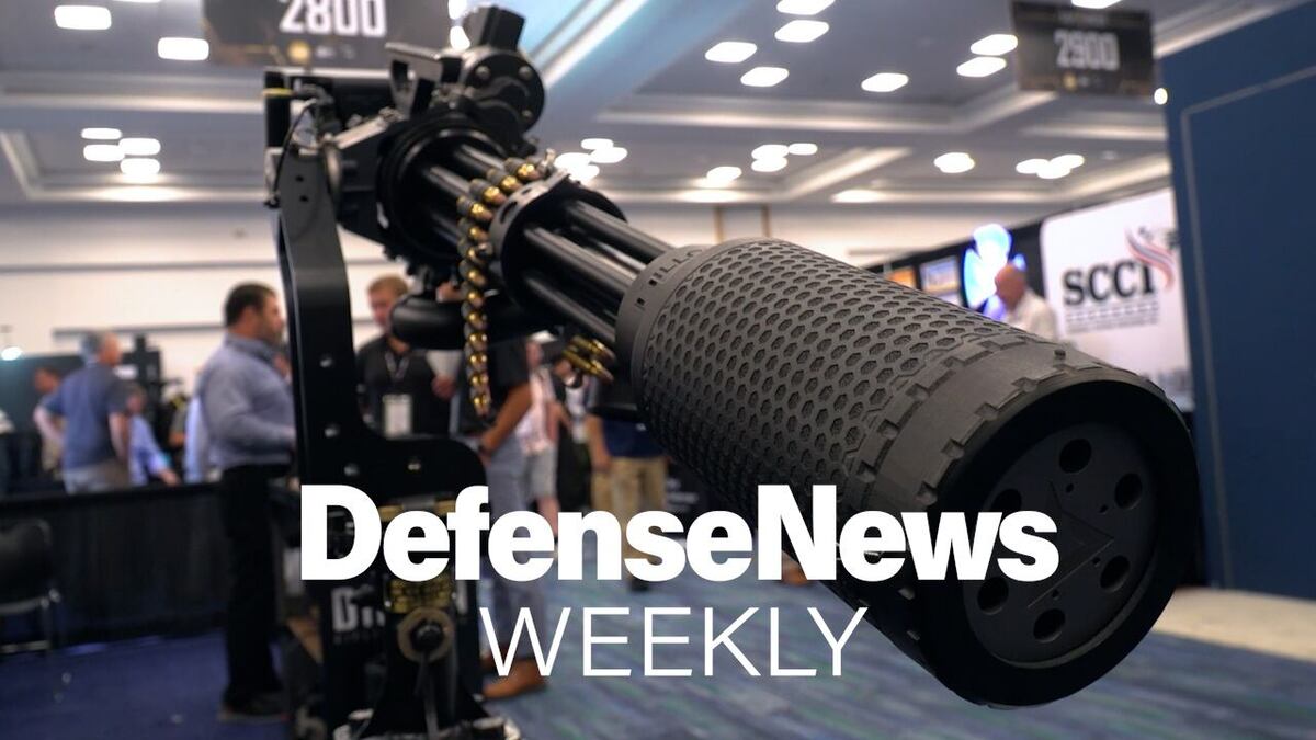 Minigun and cannon suppressors? Weapons tech goes big | Defense News ...