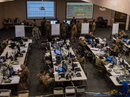 Out: ‘information warfare.’ In: ‘information advantage’