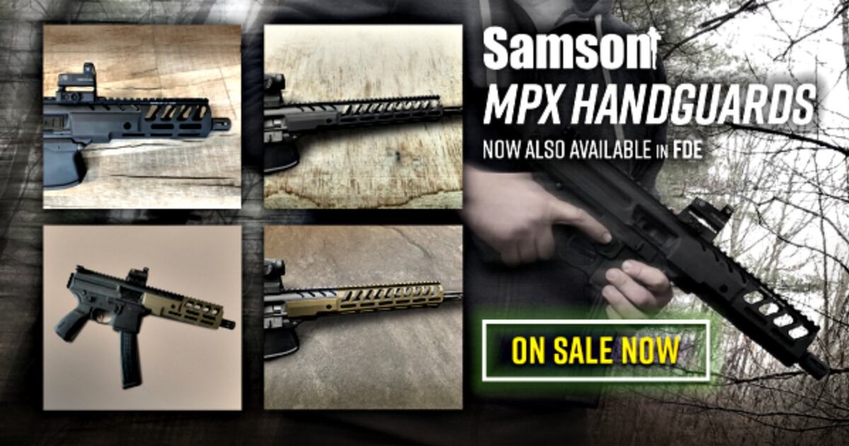 Samson Manufacturing re-Introduces their MPX handguards, available in FDE