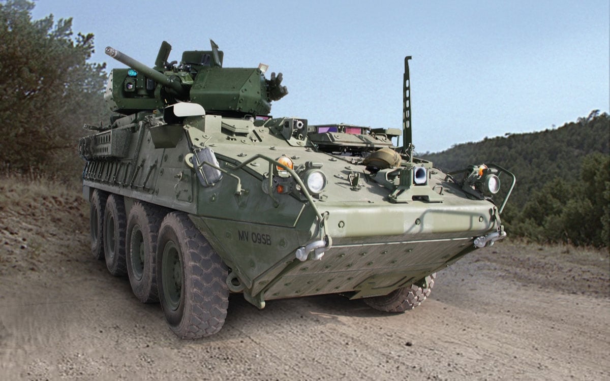 Army receives first Stryker upgraded with 30mm cannon