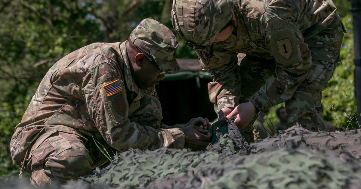 This new camouflage netting could protect soldiers better than armor