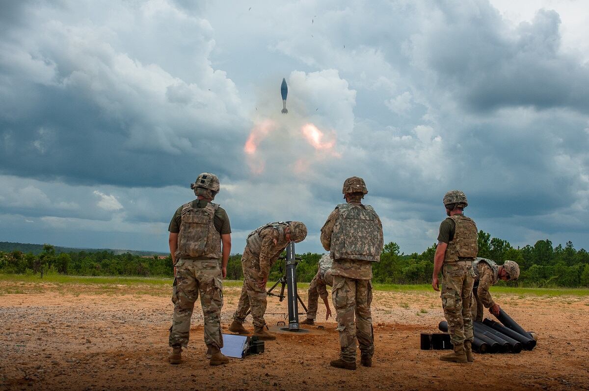 This team won the Army’s first-ever Best Mortar Competition