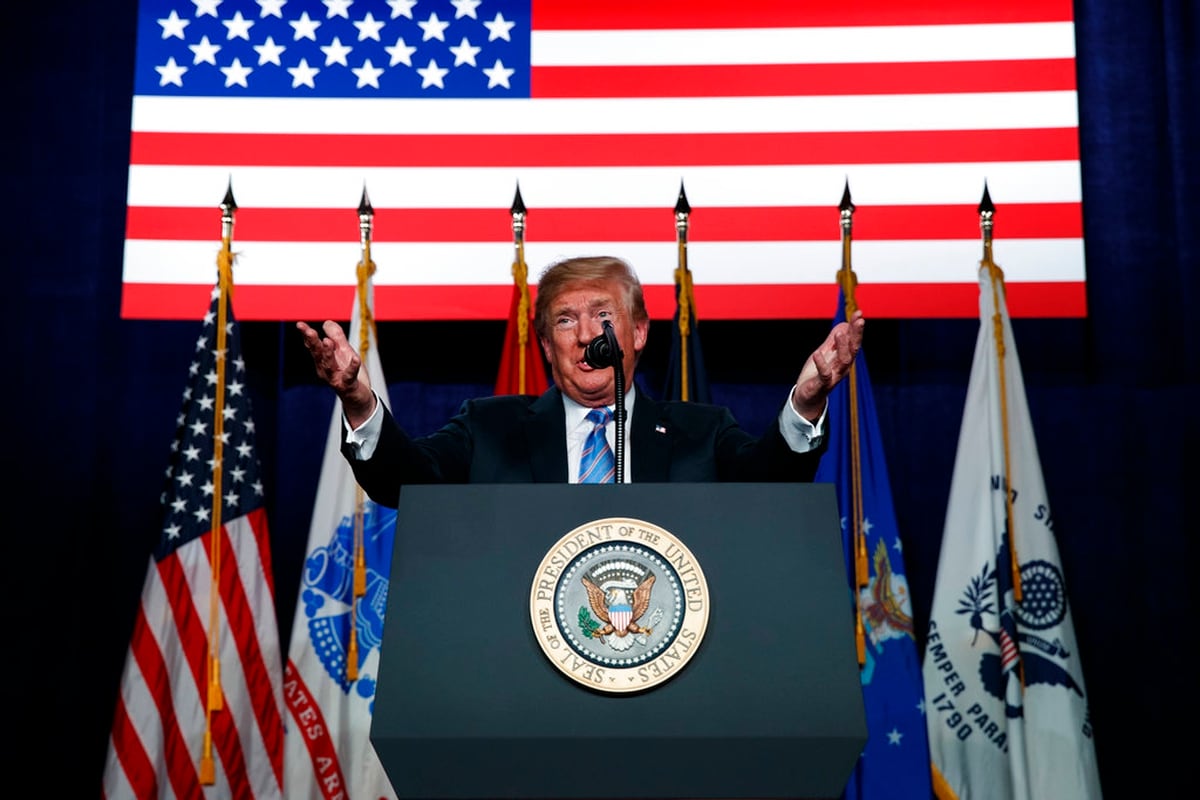 Trump praises military for keeping US ‘safe, strong, proud’