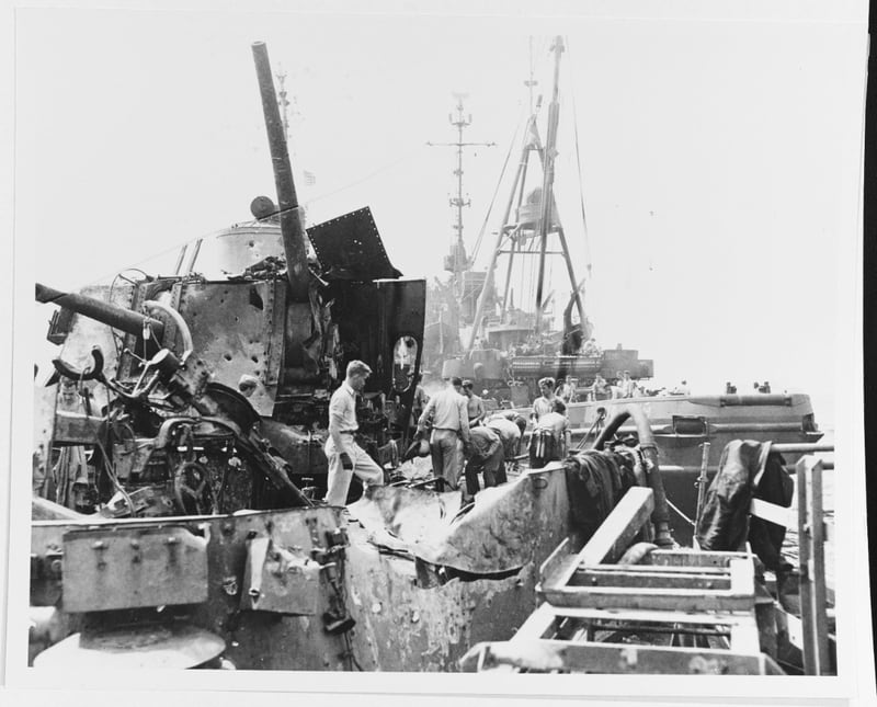 Battered beyond belief: The story of the destroyer Laffey