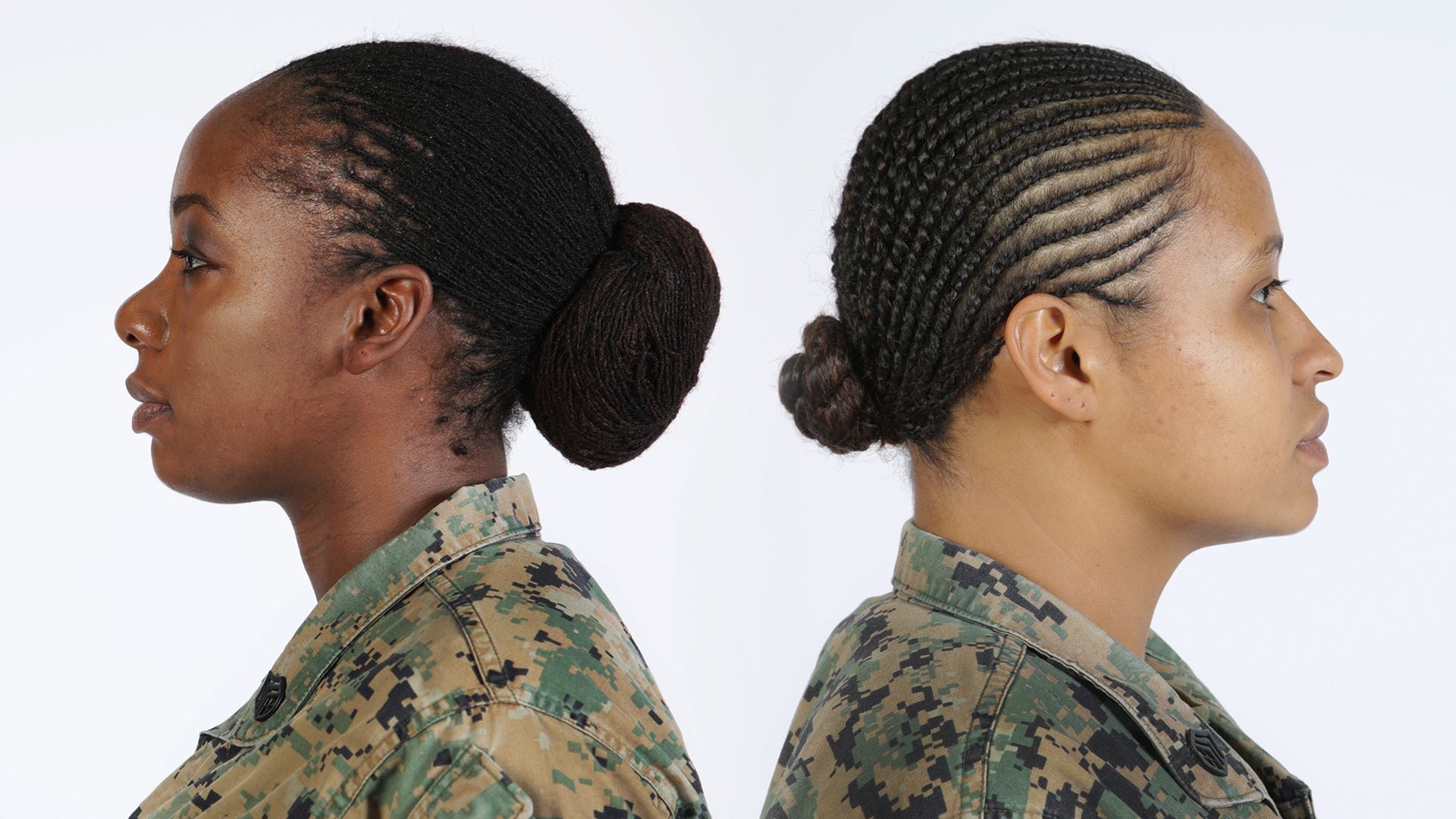 Military Regulations Cornrows Hair